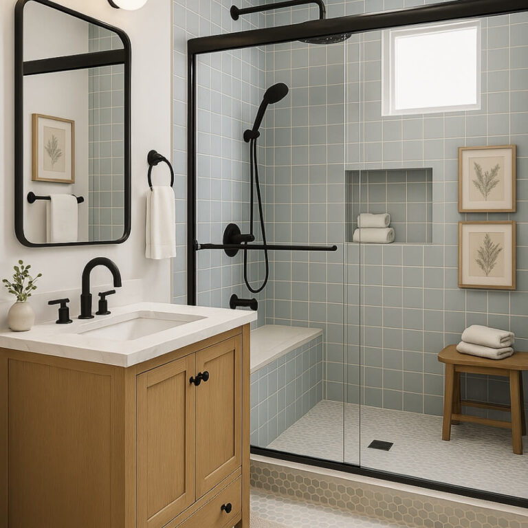 Modern 650 sq ft ADU Plans | 2 Bedroom Oak Floor Plan