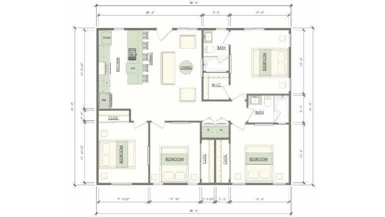1200 Sq Ft ADU Floor Plans – Designs, Layouts & Space-Saving Tips