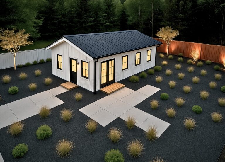 Modern ADU Floor Plans 800 sq ft | 2 Bed Maple Design