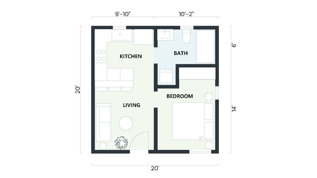 Explore Versatile ADU Floor Plans | Studio Options Available